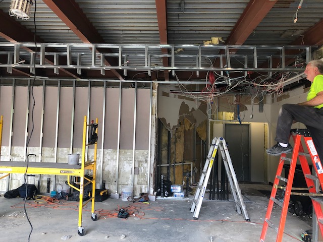 Cafe Construction - Center Moriches Free Public Library